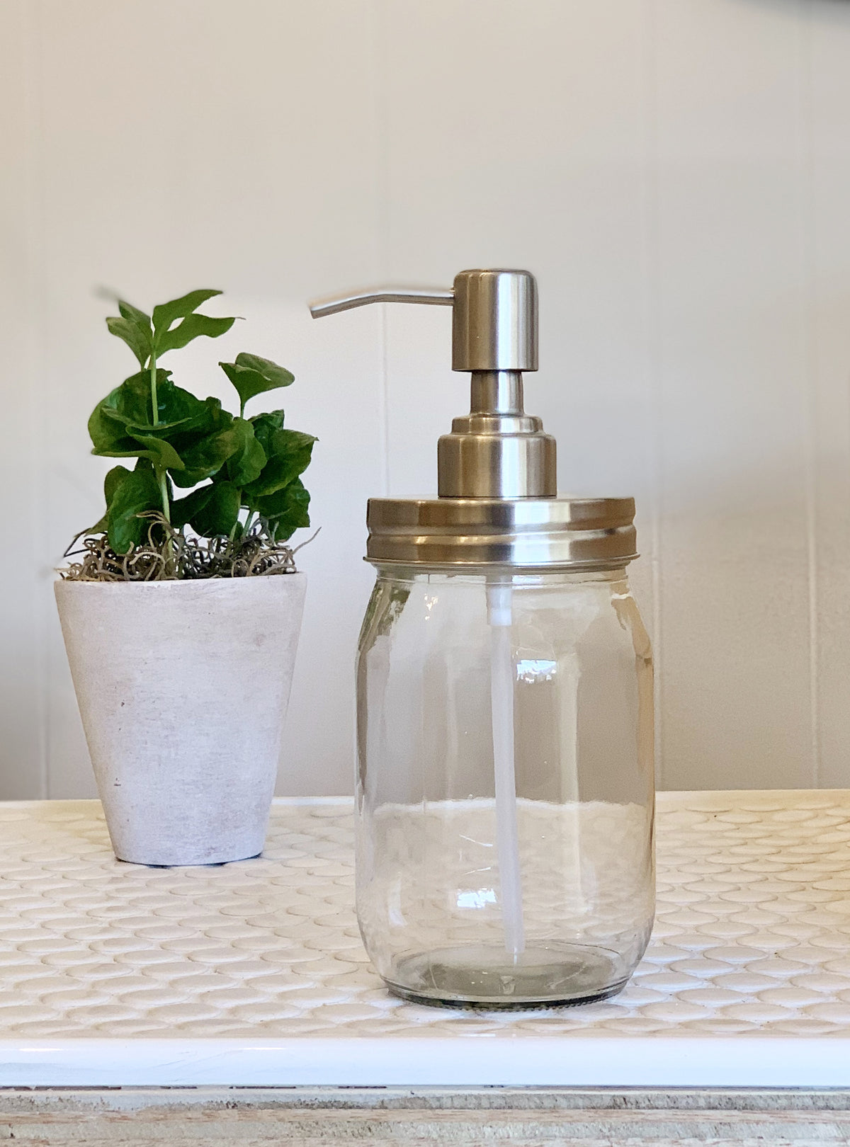 Mason Jar Stainless Steel Pump — Mighty Market