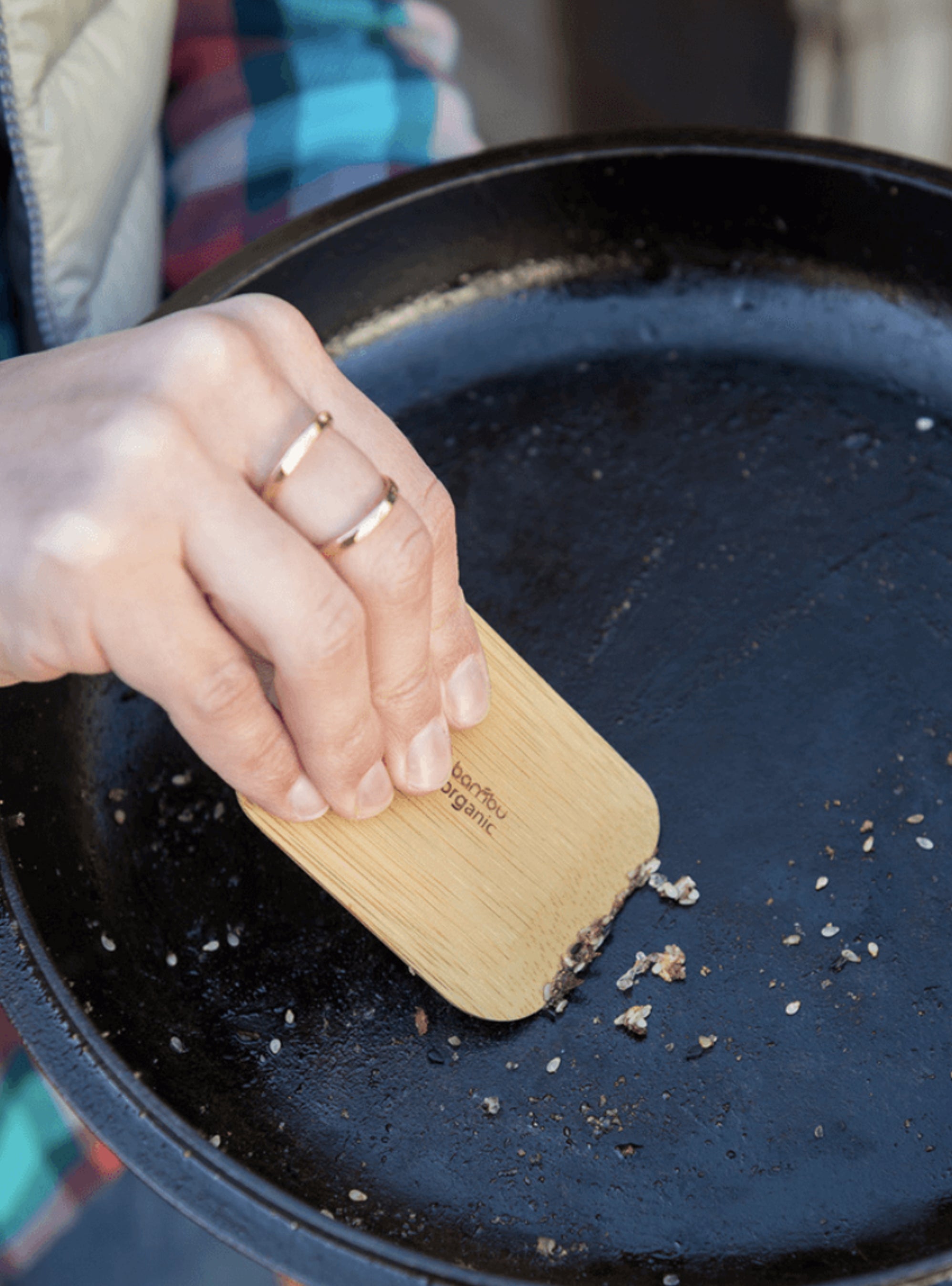 Bamboo Pot Scraper — Mighty Market